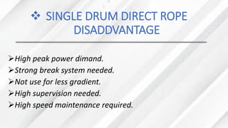 DIRECT ROPE HAULAGE SYSTEM IN MINING | PDF