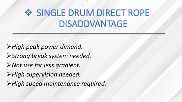 DIRECT ROPE HAULAGE SYSTEM IN MINING | PDF | Track and Field | Sports