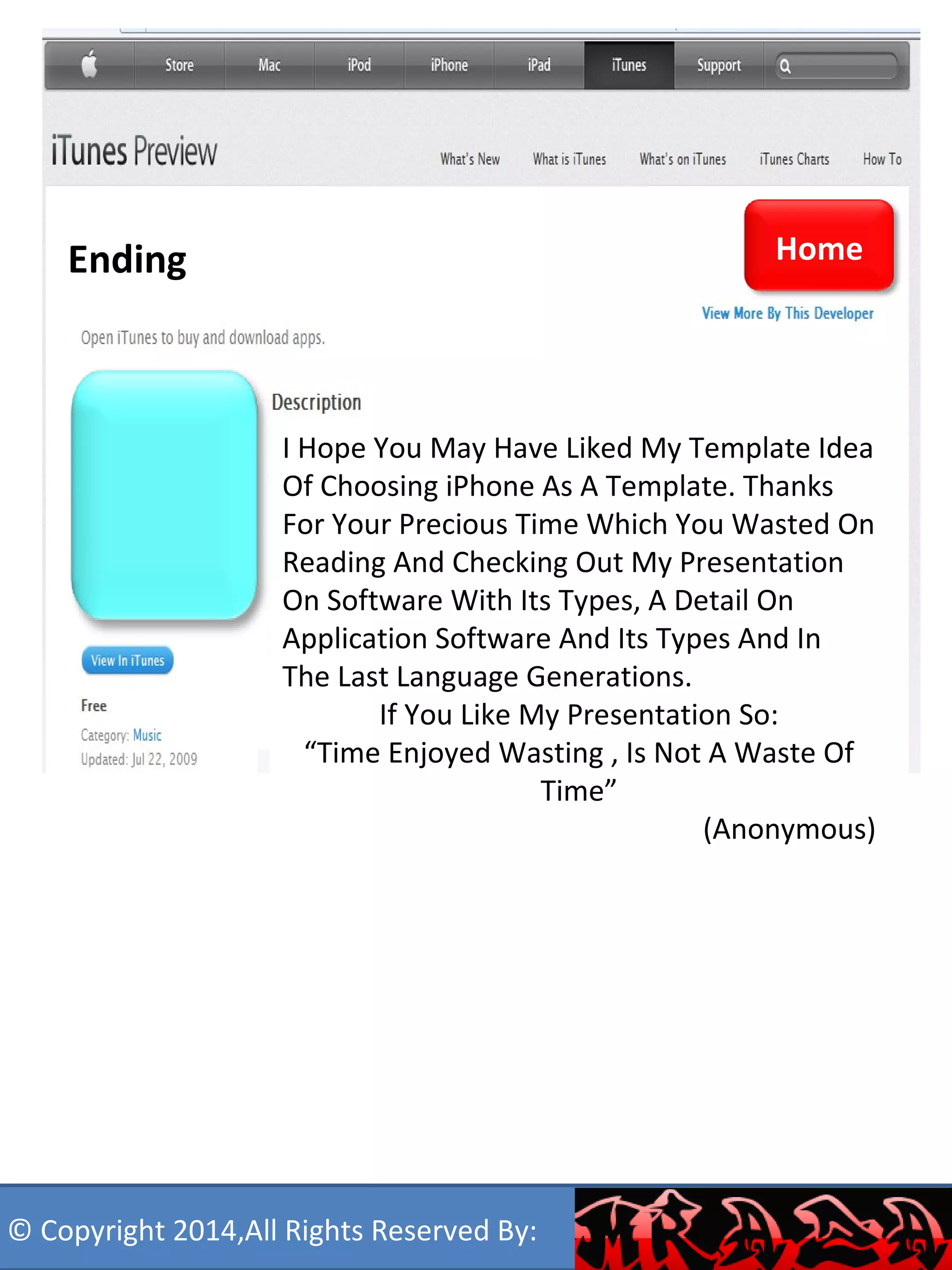 Presentation On Software,Its Types,A Detail On Application Software And ...