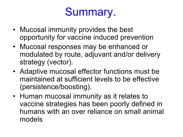 Mucosal Immunity | PDF