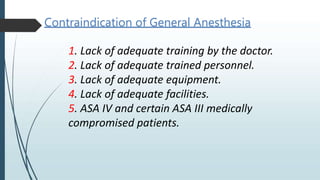 General anesthesia Presentation by Muhammad Saeed | PPTX