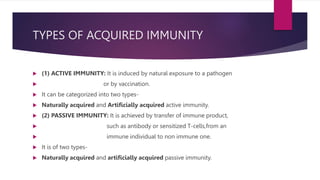 Types of immunity and immunization | PPT