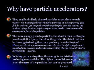 presentation by sarim saleem on particle accelerator | PDF