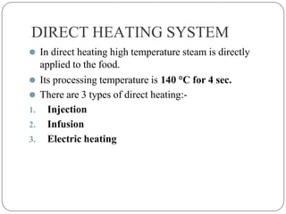 preservation of food by UHT and sterilization | PPTX