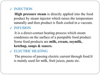 preservation of food by UHT and sterilization | PPTX