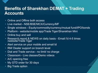 Intern at ShareKhan Ltd. | PPTX