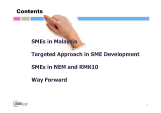 Realigning Malaysian SMEs to the New Economic Model & 10th Malaysia ...