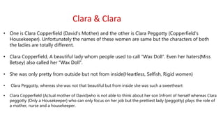 Comparative Study of Female Characters in "David Copperfield" | PPTX