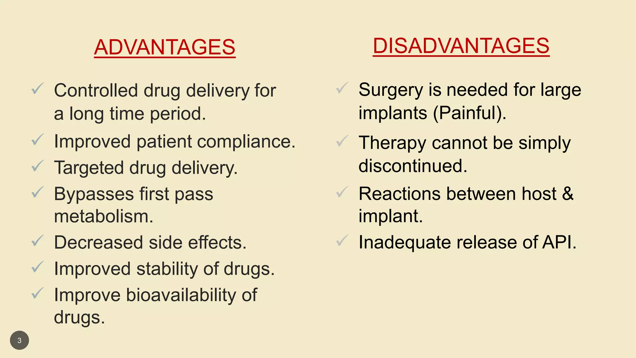 Implantable Drug Delivery System | PPTX