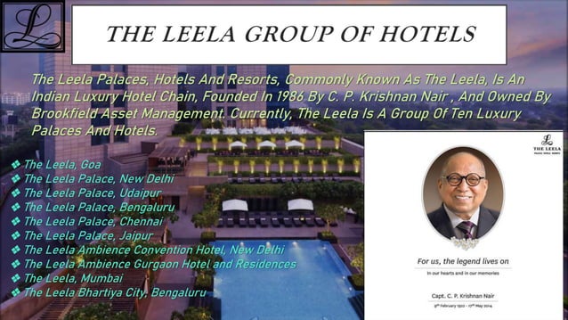 The Leela group of hotels and residencies.pdf