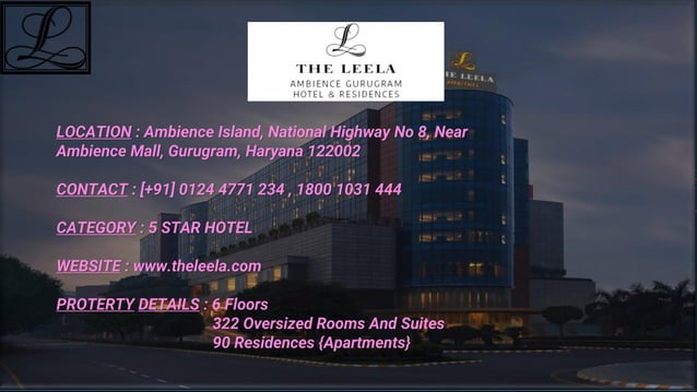 The Leela group of hotels and residencies.pdf
