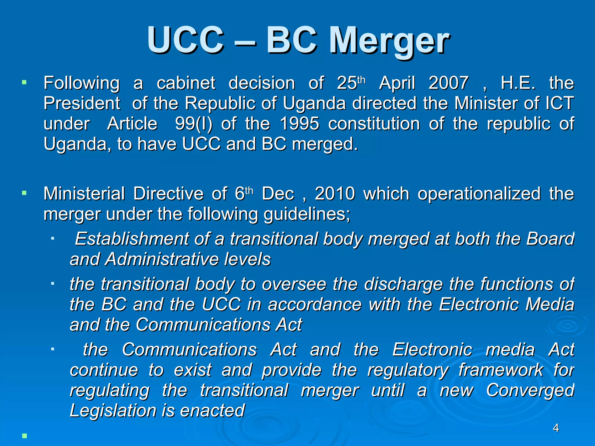 Presentation by UCC ED | PPT