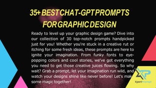 Best ChatGPT Prompts for Graphic Designs | PPT