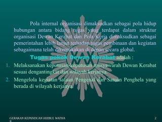 Pola Organisasi Dewan Kerabat Hizbul Wathan.ppt