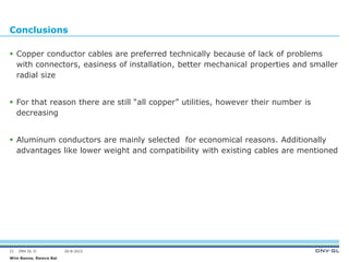 Copper and aluminum compared in a life-cycle cost perspective | PDF