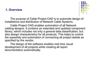 Presentation Cable Project Cad Adc | PDF