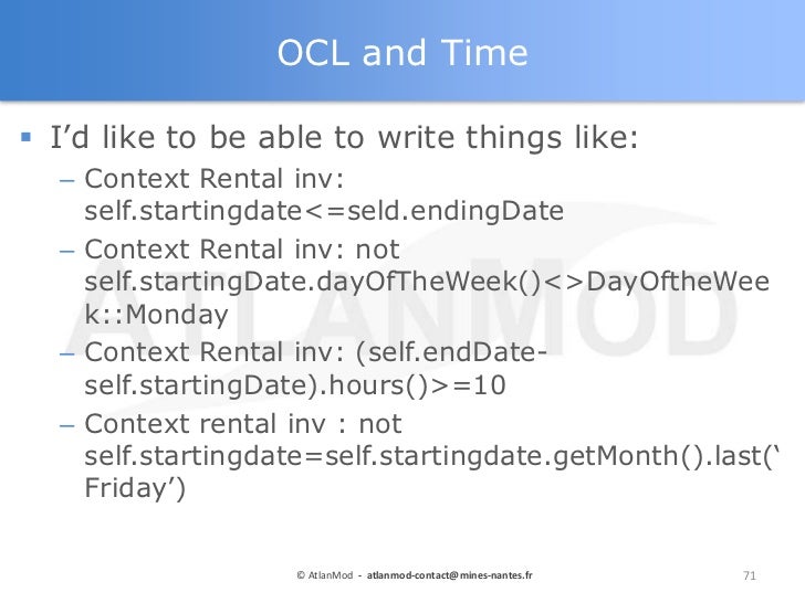 Ocl Tutorial