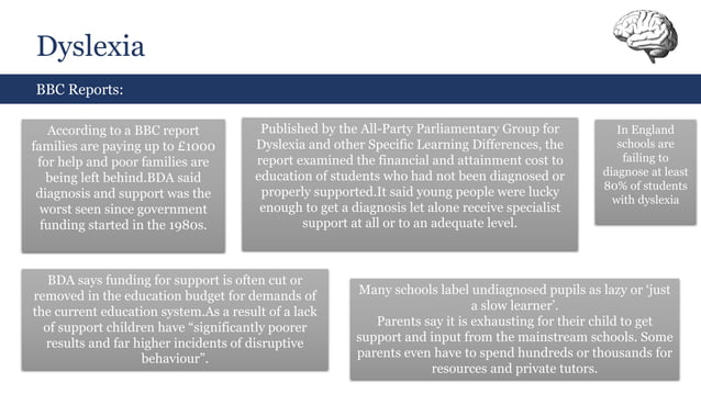 Dyslexia Presentation | PPT