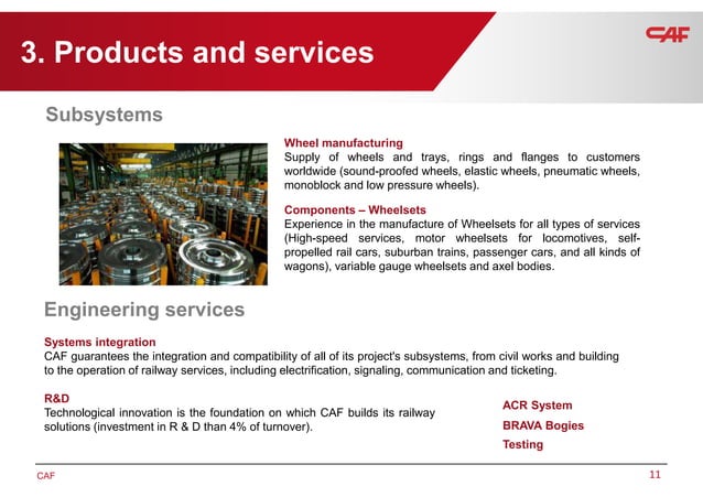 CAF Presentation | PPTX | Rail Travel | Travel Type