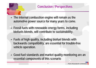 European Biofuel Standards & Regulations | PDF | Automotive Industry ...