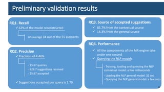 An NLP-based architecture for the autocompletion of partial domain models | PPT