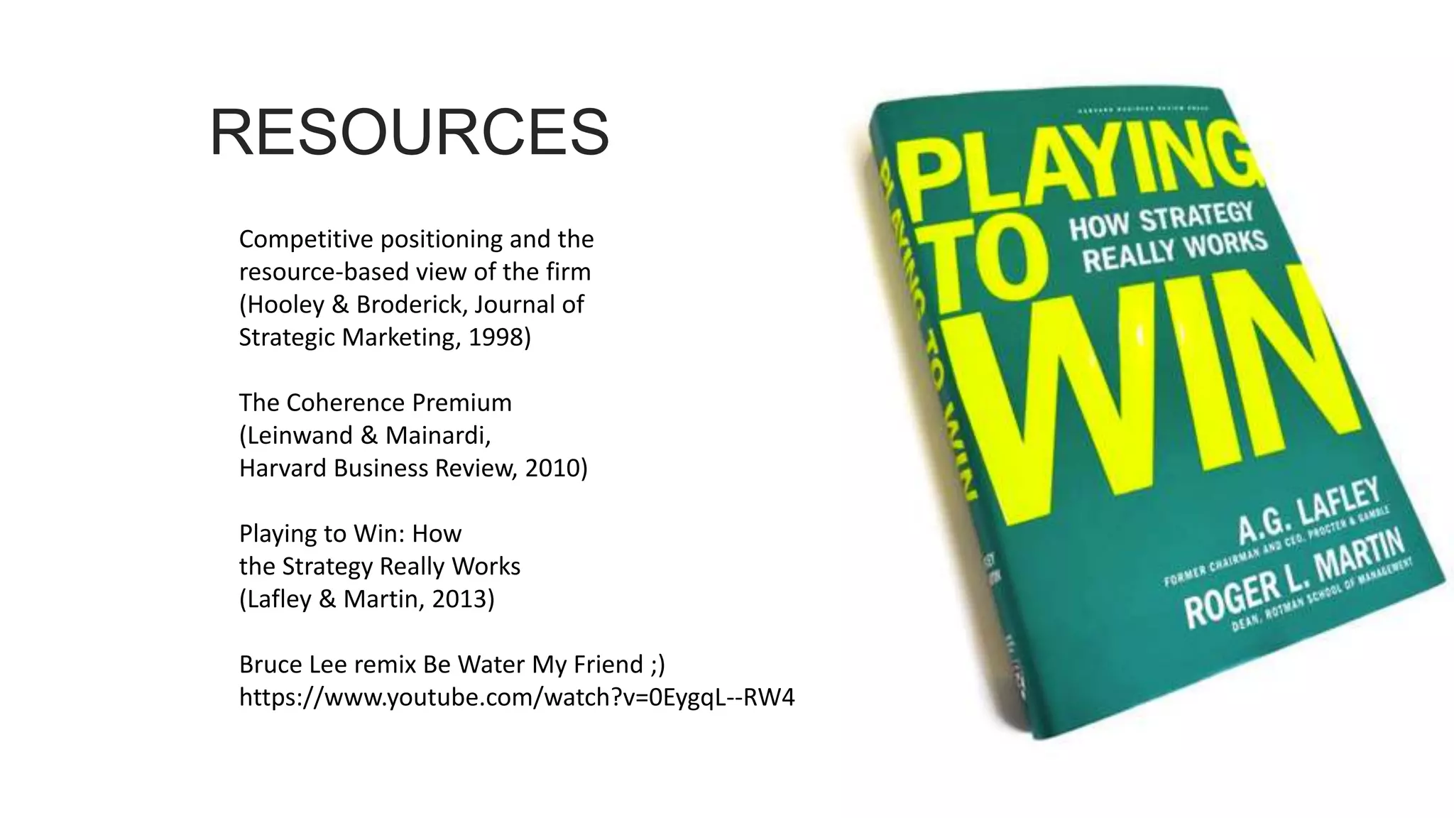 Where to Play & How to Win | PPTX