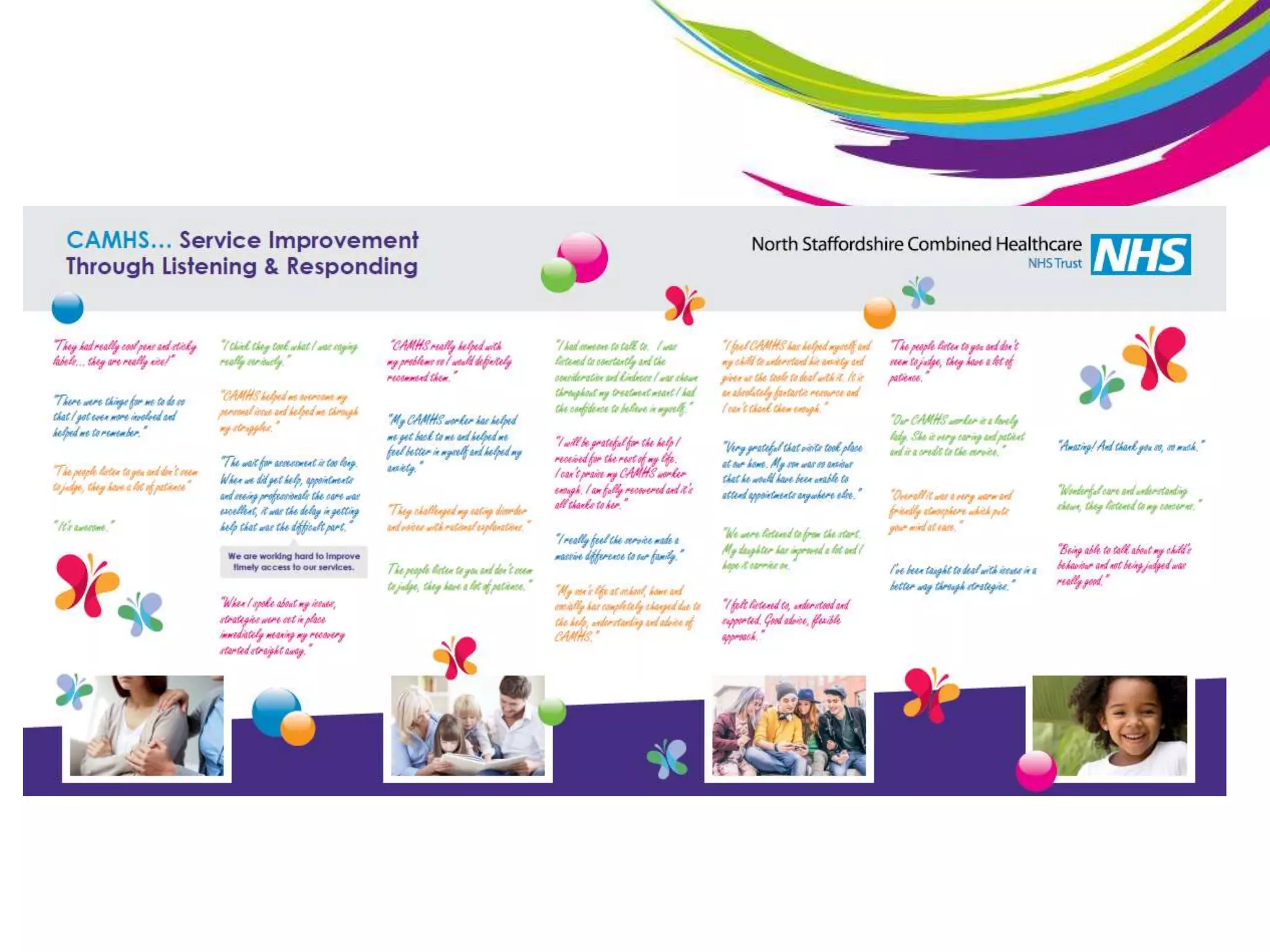 North Staffs Combined NHS Trust - CAMHS Presentation | PPTX