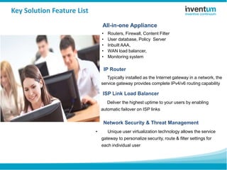 Inventum Technologies : Campus WiFi | PPTX