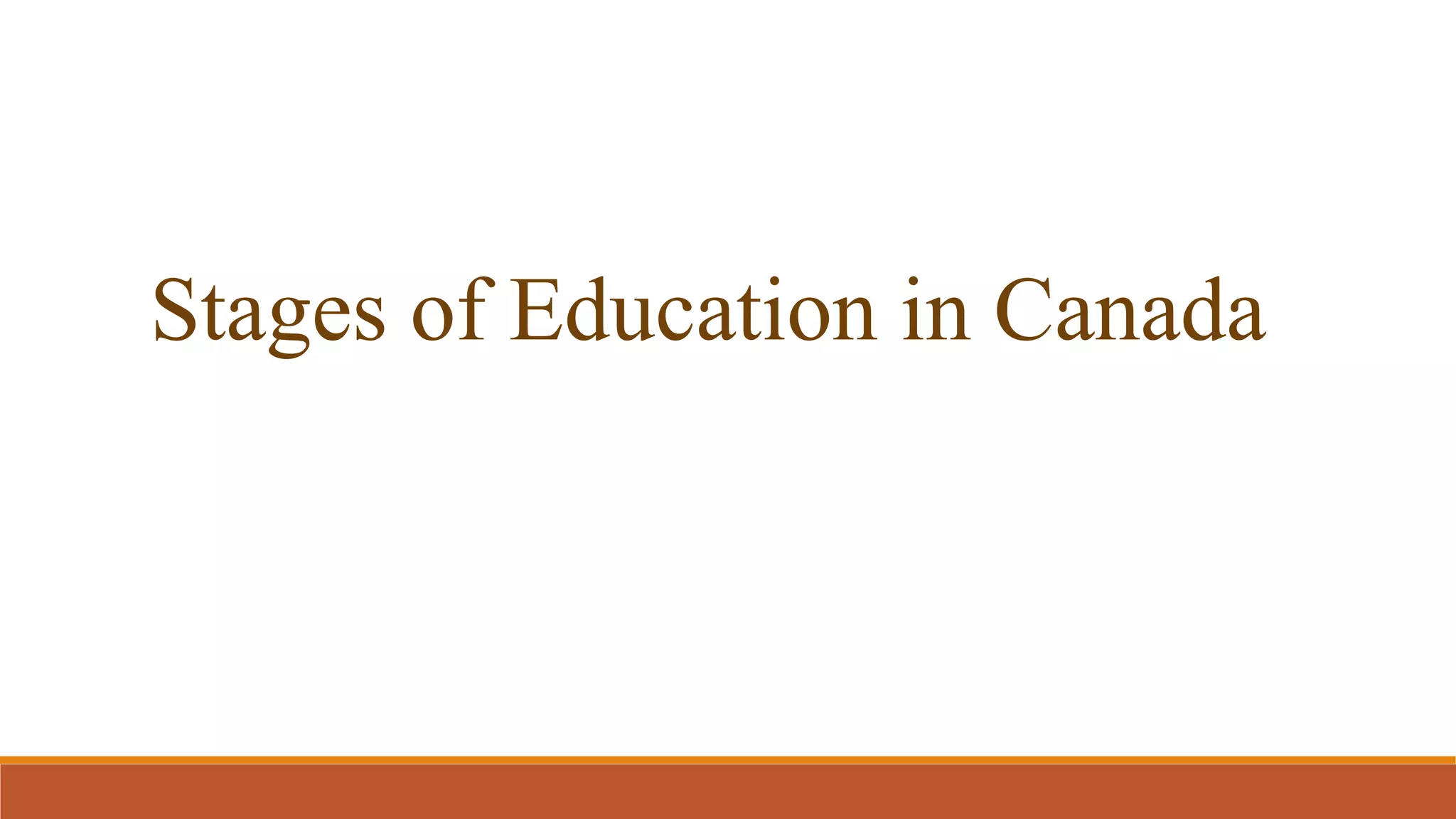Presentation canada education system | PPTX