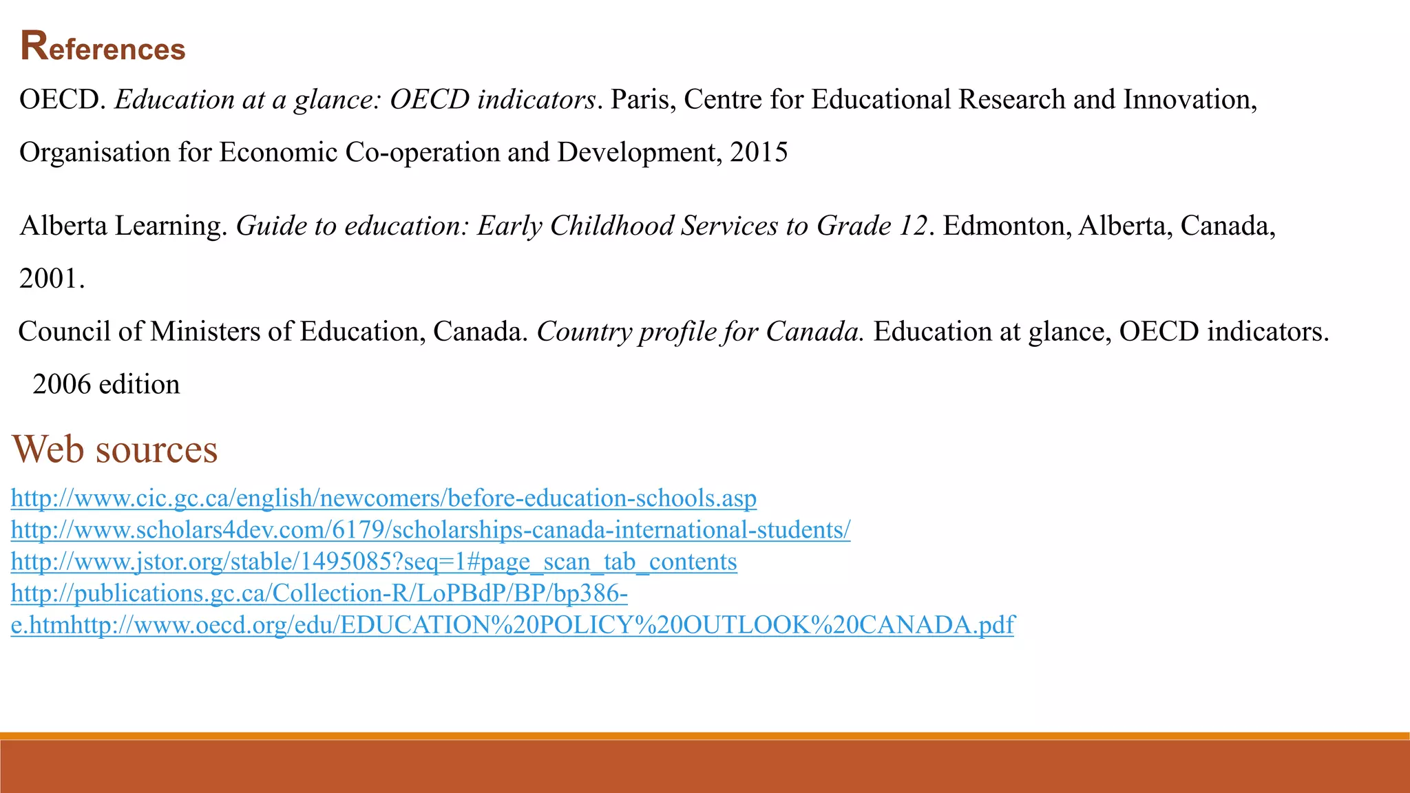 Presentation canada education system | PPTX