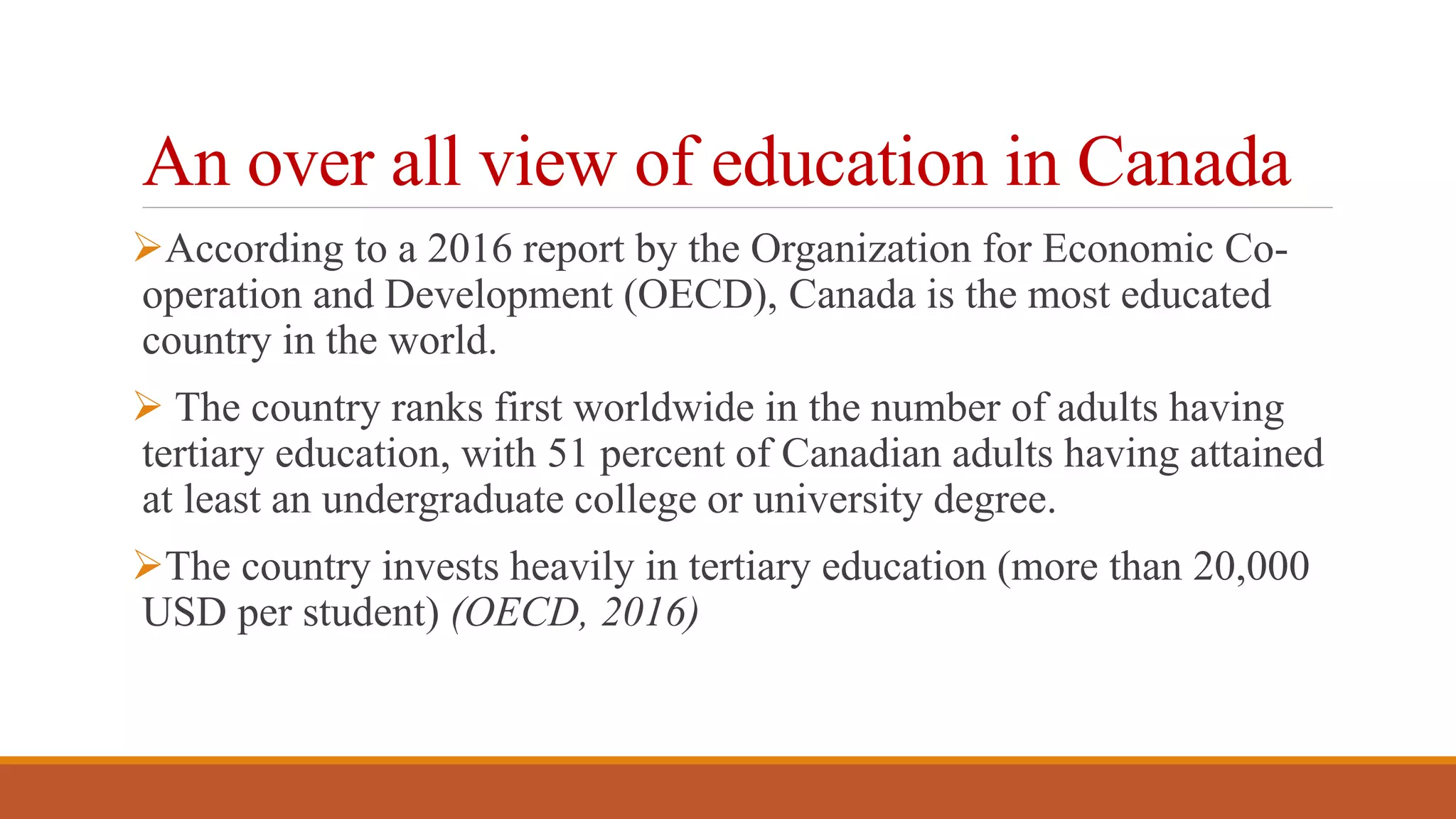 Presentation canada education system | PPTX