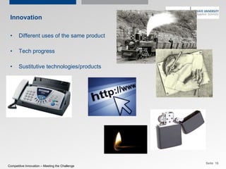 Presentation Competitive Innovation | PPT | Business | Business and Finance