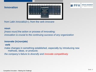 Presentation Competitive Innovation | PPT