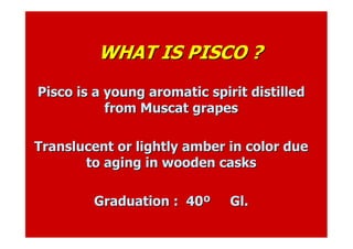 Chilean Pisco with Capel | PDF