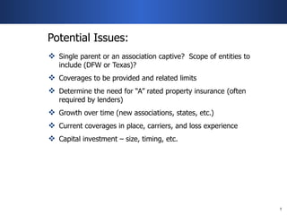 Presentation Captive 12.8.09 | Business Banking & Finance | Business