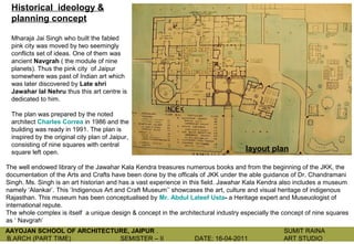 JAWAHAR KALA KENDRA | PPT