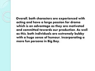 Presentation cast | PPT