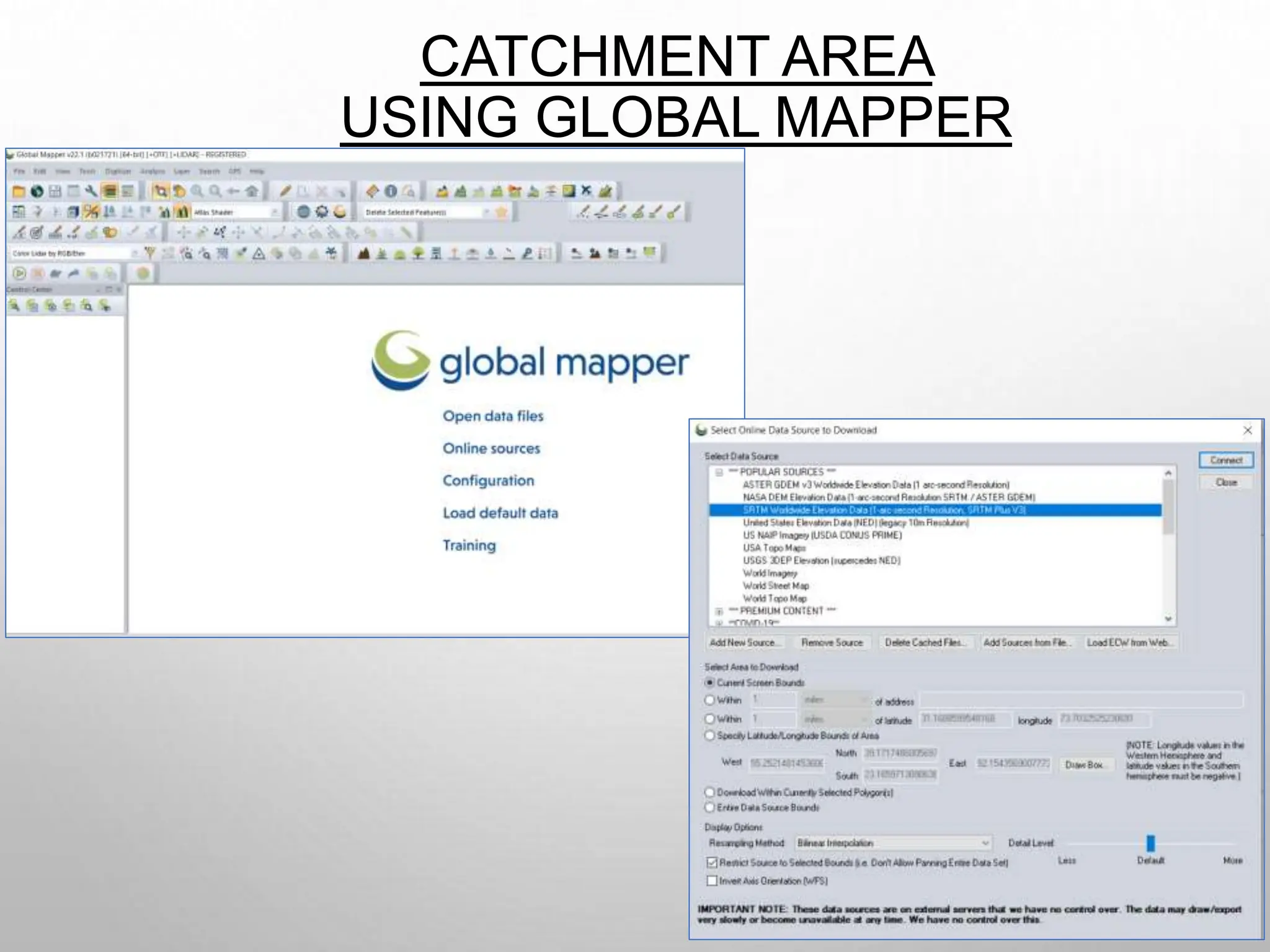 Presentation Catchment Area calculation by Arif.pptx | Geography | Science