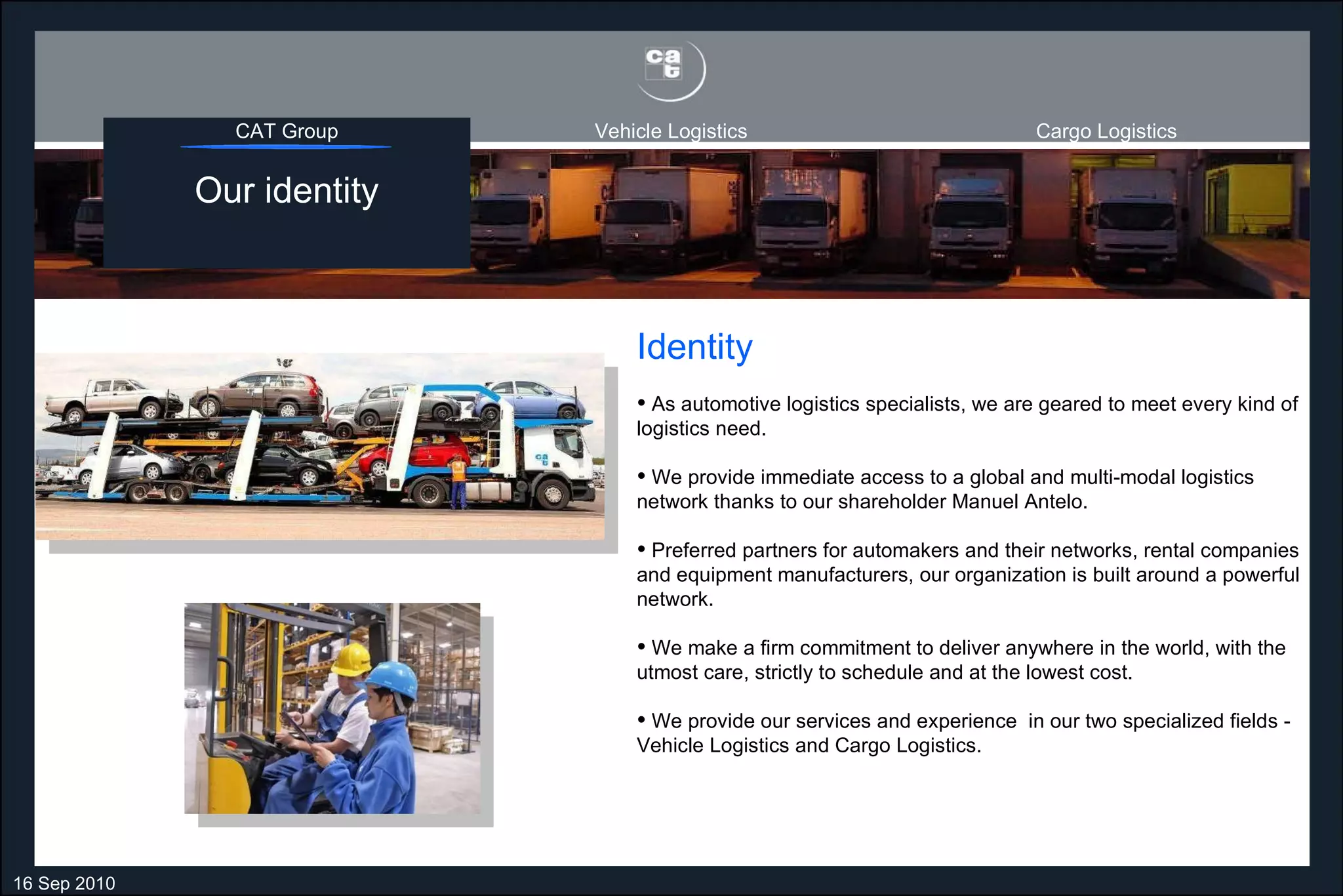 Presentation of CAT Groupe | PPT