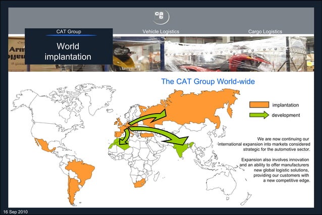 Presentation of CAT Groupe | PPT | Automotive Industry | Industries