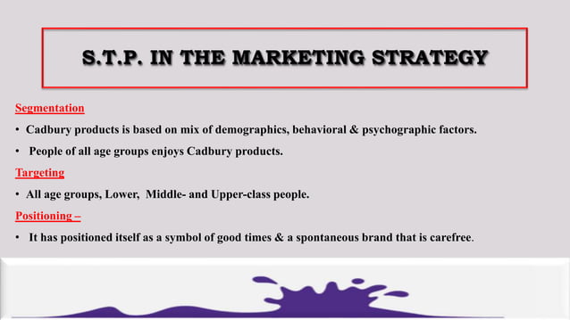 Cadbury Marketing and its effect on consumer behaviour | PPTX | Business | Business and Finance
