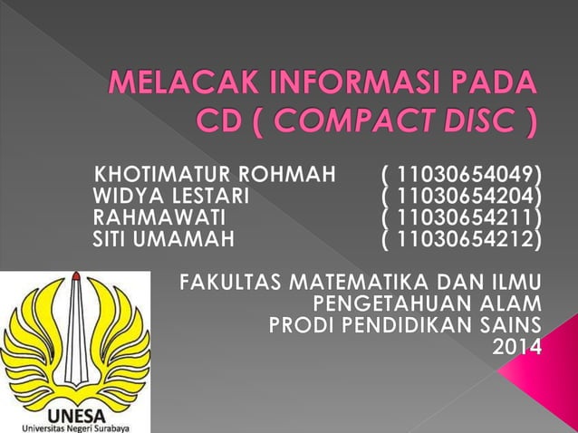 Presentation cd | PPT