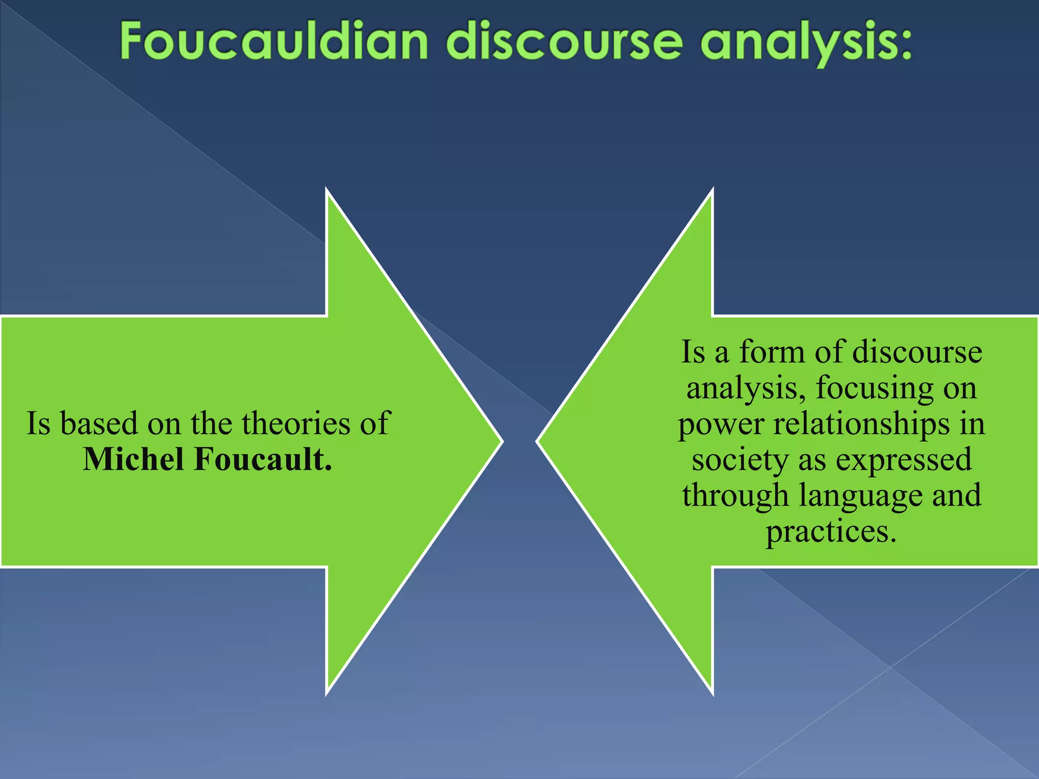 Foucauldian Discourse Analysis PPTX