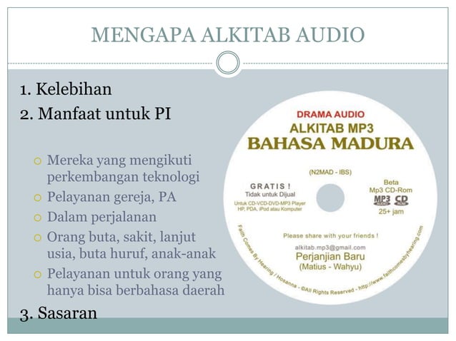 CD Audio Alkitab | PPT