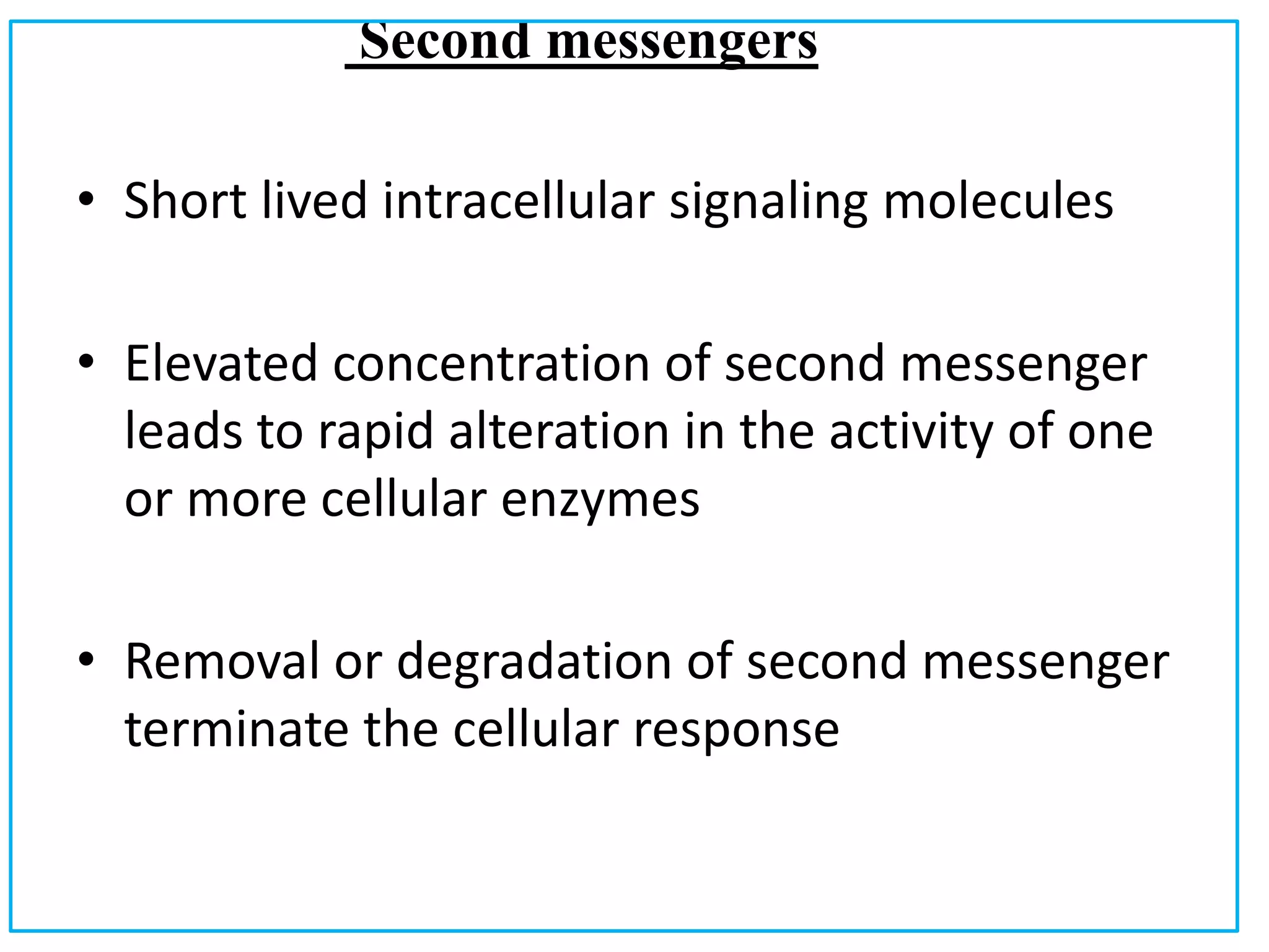 Second Messenger: cAMP Pathway | PPTX
