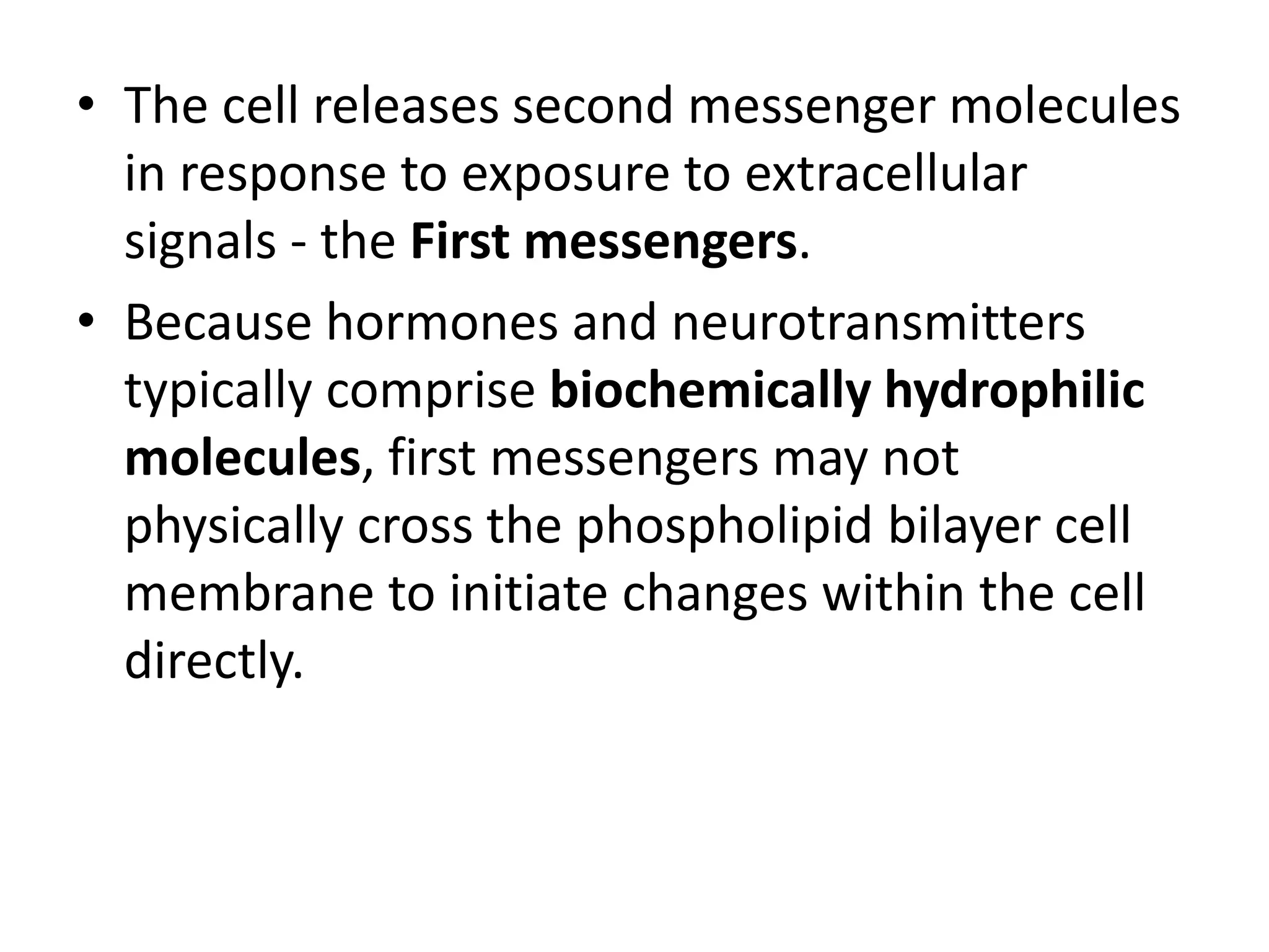 Second Messenger: cAMP Pathway | PPTX