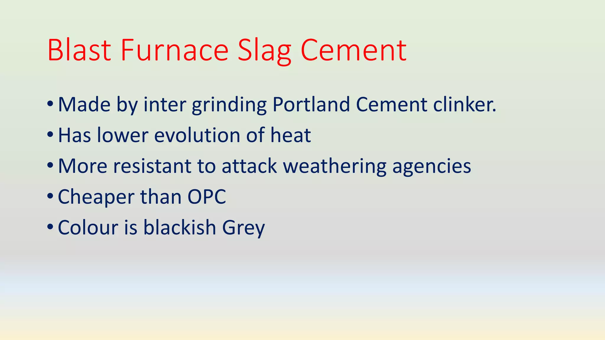 Classification, manufacturing & uses of cement | PPTX | Chemistry | Science