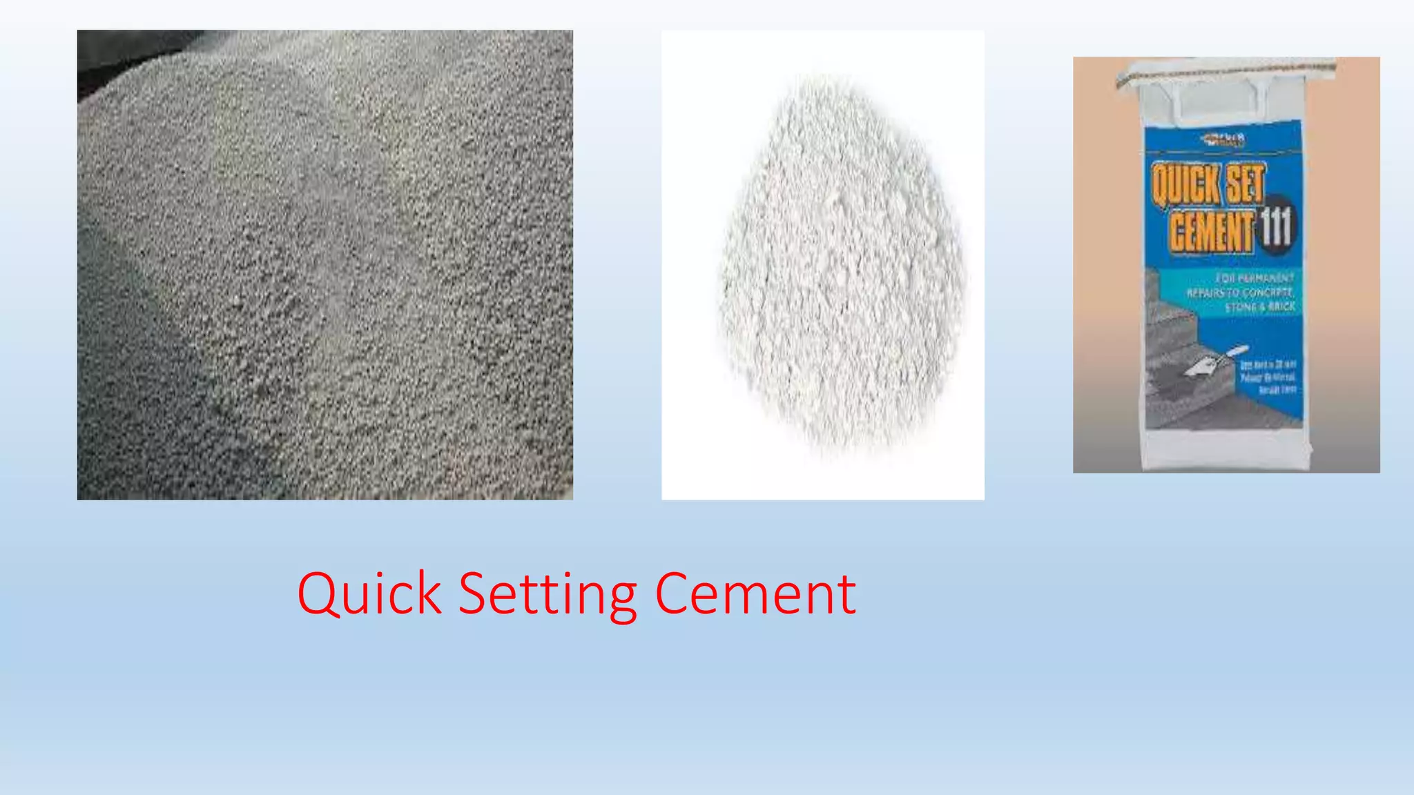 Classification, manufacturing & uses of cement | PPTX | Chemistry | Science