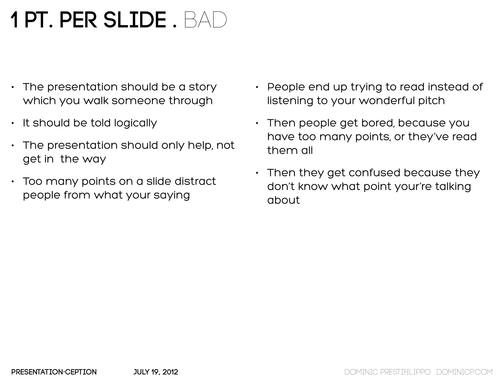 Presentation-ception: A Presentation on Presentations | PDF