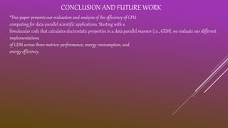 Presentation on graphics processing unit (GPU) | PPTX